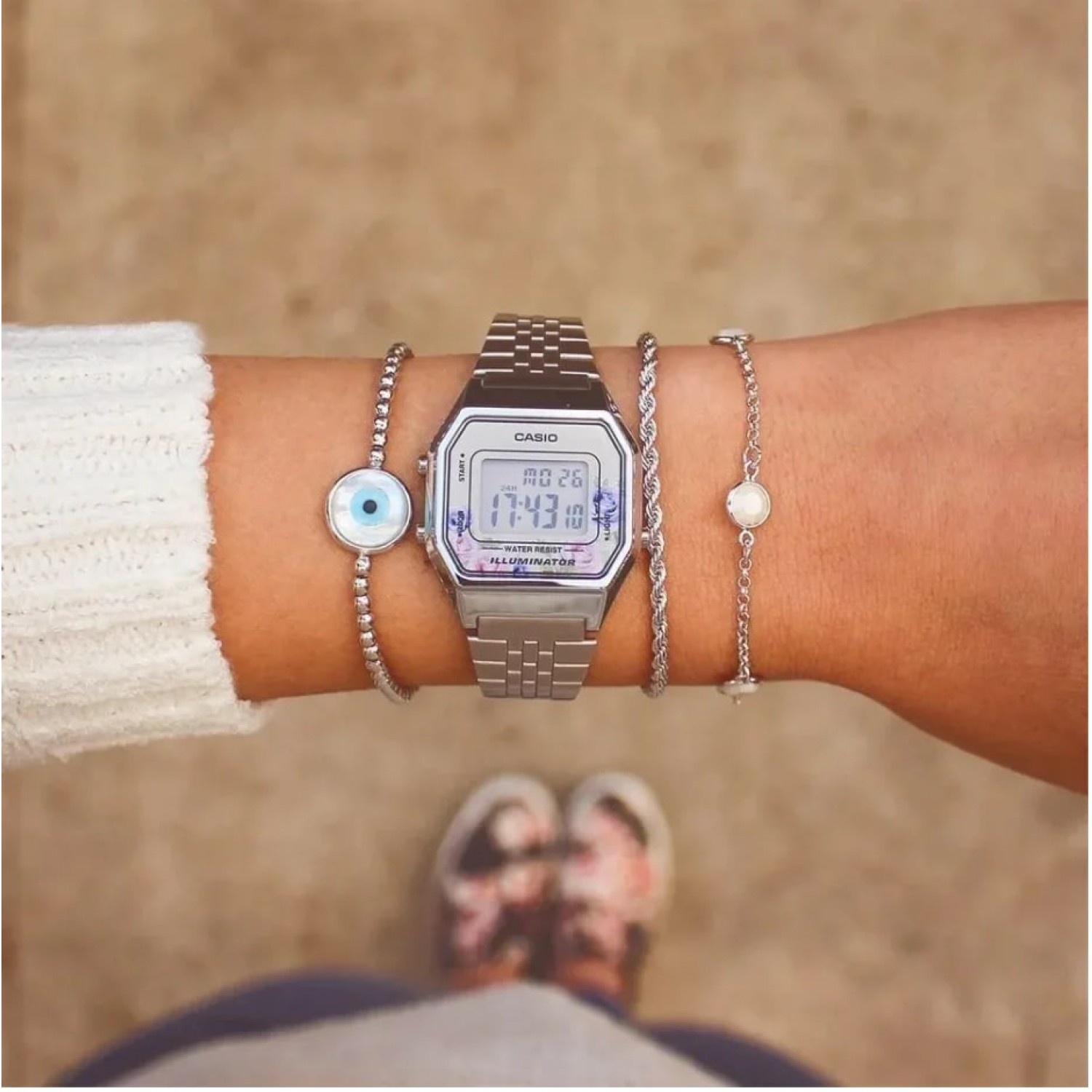 Ceas Dama, Casio, Vintage ICONIC LA-680WA-4C